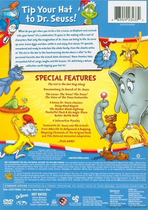 Hats Off To Dr. Seuss: Collector's Edition (DVD) | DVD Empire