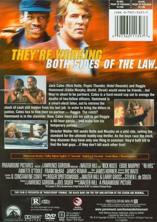 48 Hrs. (DVD 1982) | DVD Empire