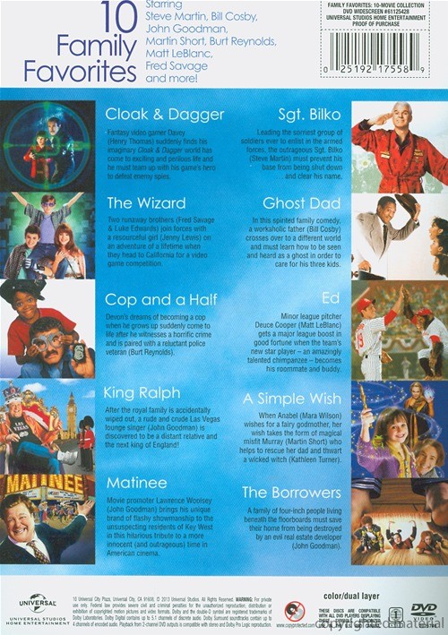 Family Favorites: 10 Movie Collection (DVD) | DVD Empire