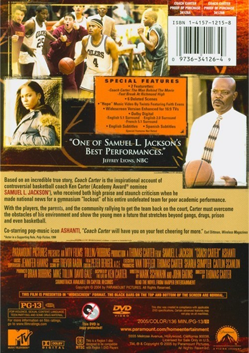 Coach Carter (DVD 2005) | DVD Empire