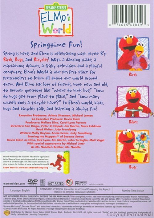 Elmo's World: Springtime Fun! (Repackage) (DVD 2002) | DVD Empire