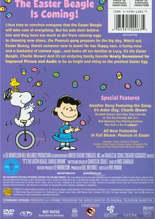 It's The Easter Beagle, Charlie Brown: Deluxe Edition (Repackage) (DVD ...