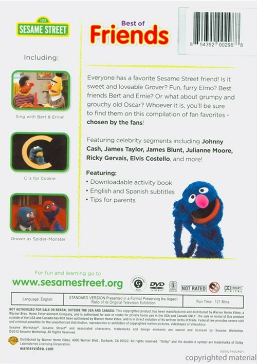 Sesame Street: Best Of Friends (DVD) | DVD Empire