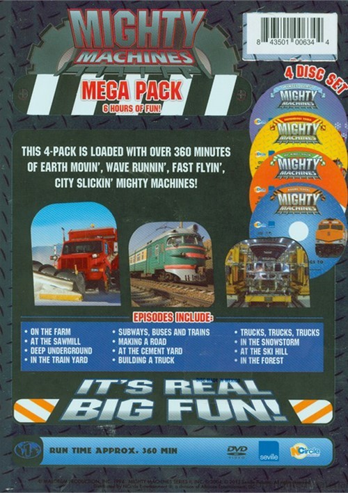 Mighty Machines: Mega Pack (DVD) | DVD Empire