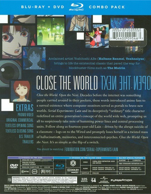 Serial Experiments Lain: The Complete Series - Alternate Art (Blu-ray ...