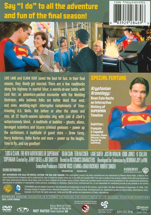 Lois & Clark: The Complete Fourth Season (Repackage) (DVD 1996) | DVD ...