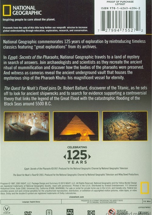 National Geographic: Egypt - Secrets Of The Pharaohs / The Quest For ...