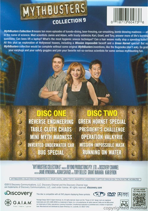 Mythbusters: Collection 9 (DVD 2010) | DVD Empire