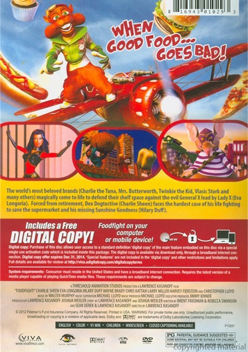 Foodfight! (DVD 2009) | DVD Empire