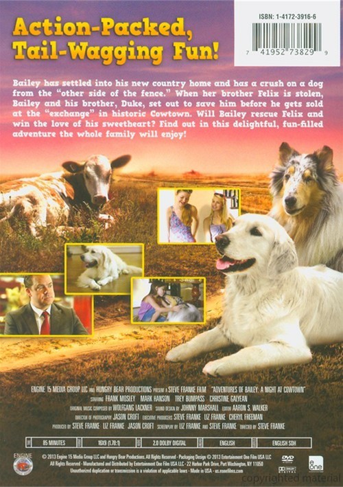 Adventures Of Bailey: A Night In Cowtown (DVD 2012) | DVD Empire