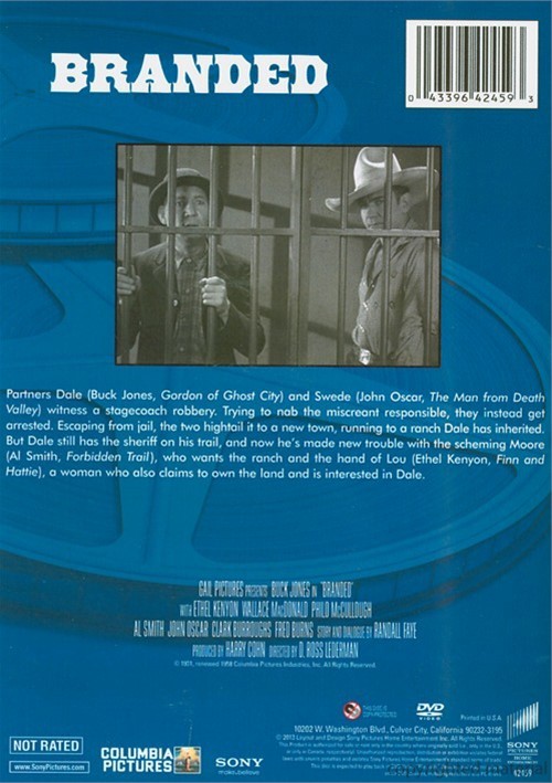 Branded (DVD 1931) | DVD Empire