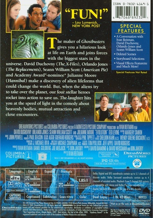 Evolution (DVD 2001) | DVD Empire