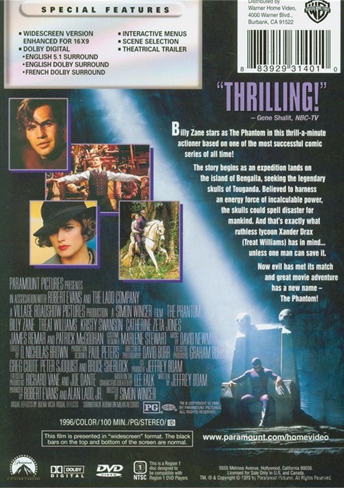 Phantom, The (DVD 1996) | DVD Empire
