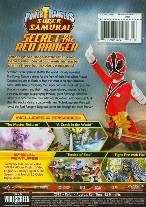 Power Rangers Super Samurai: The Secret Of The Red Ranger - Volume 4 ...