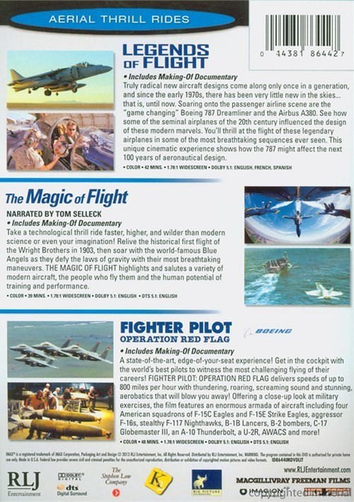 IMAX: Legends Of Flight / Magic Of Flight / Fighter Pilot (Aerial ...