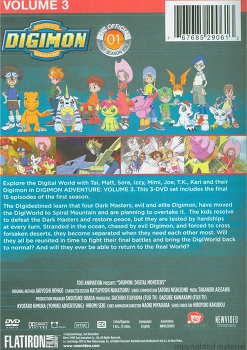 Digimon Adventure: Volume Three (DVD) | DVD Empire