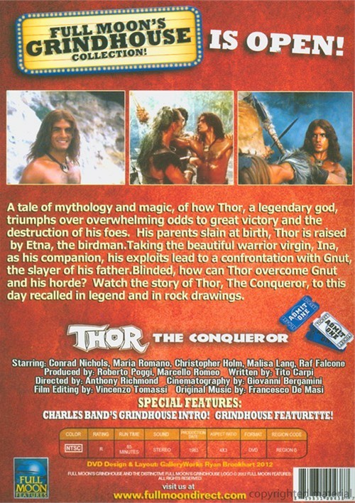 Thor The Conqueror (DVD 2012) | DVD Empire