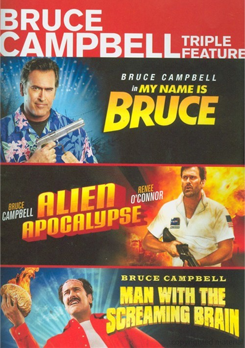 Alien Apocalypse / Man With The Screaming Brain / My Name Is Bruce ...