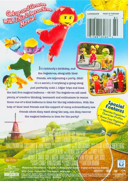 Oogieloves: The Big Balloon Adventure (DVD 2012) | DVD Empire