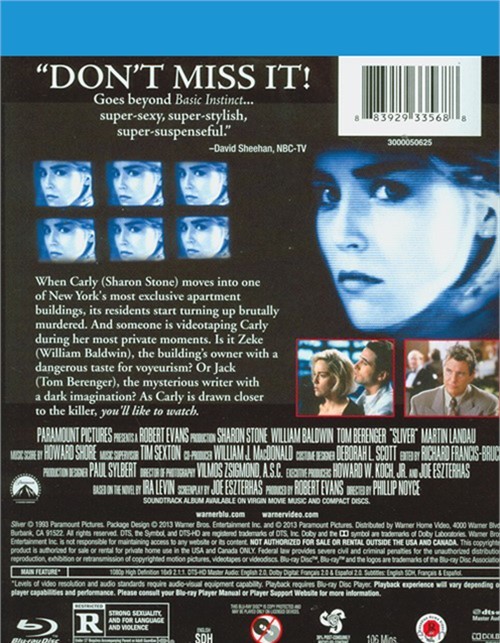Sliver (Blu-ray 1993) | DVD Empire