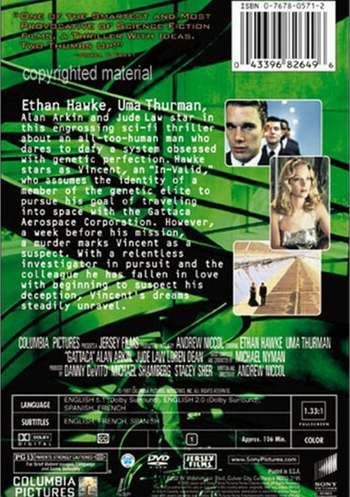 Gattaca (DVD 1997) | DVD Empire