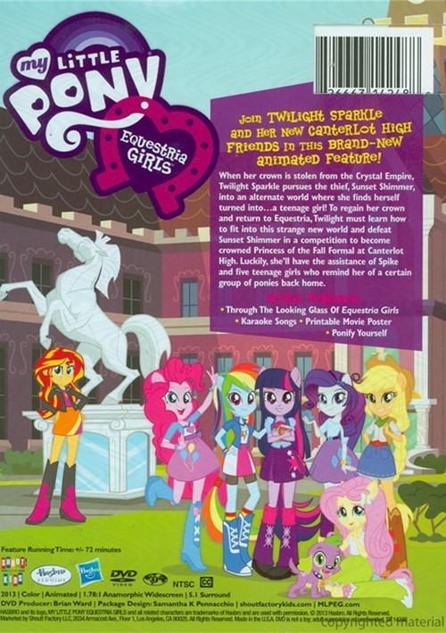 My Little Pony: Equestria Girls (DVD) | DVD Empire