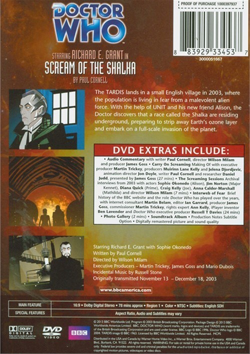 Doctor Who: Scream Of The Shalka (DVD) | DVD Empire