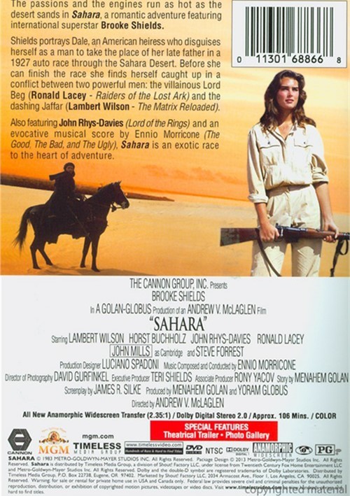 Sahara (DVD 1983) | DVD Empire