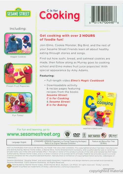 Sesame Street: C Is For Cooking (DVD) | DVD Empire