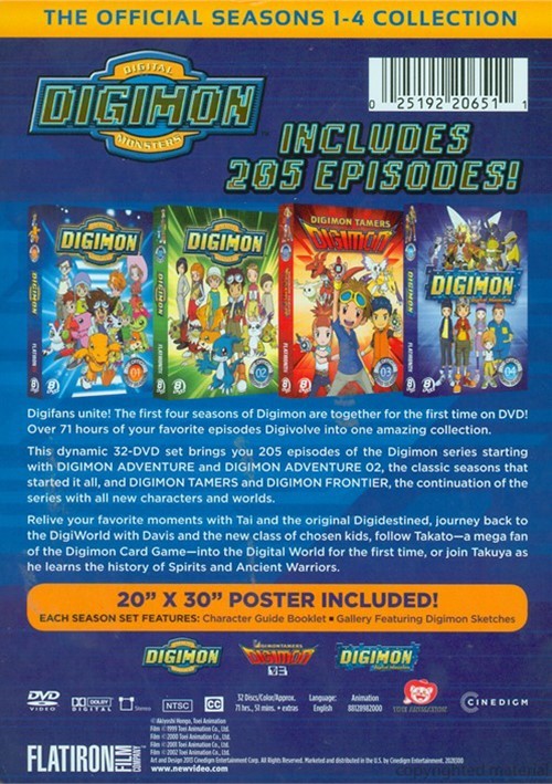 Digimon Collection: Seasons 1 - 4 (DVD) | DVD Empire