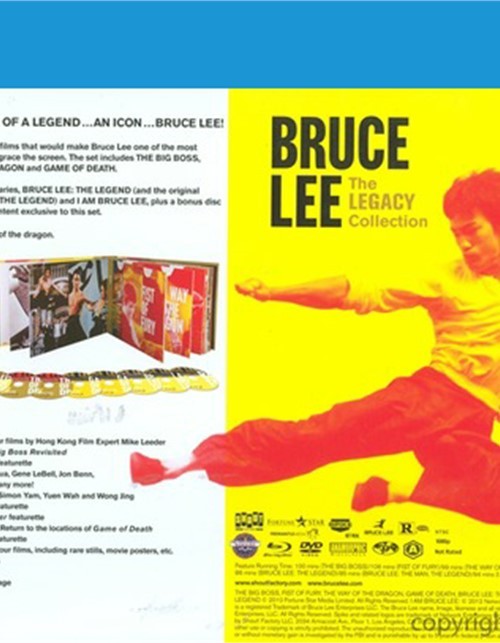 Bruce Lee: The Legacy Collection (Blu-ray + DVD Combo) (Blu-ray ) | DVD ...