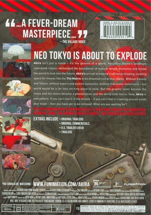 Akira (DVD 1988) | DVD Empire