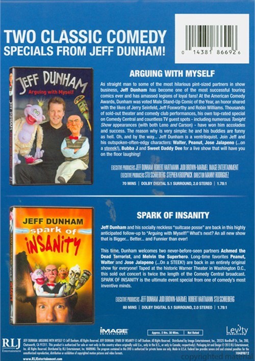 Jeff Dunham: Double Feature (Arguing With Myself / Spark Of Insanity ...