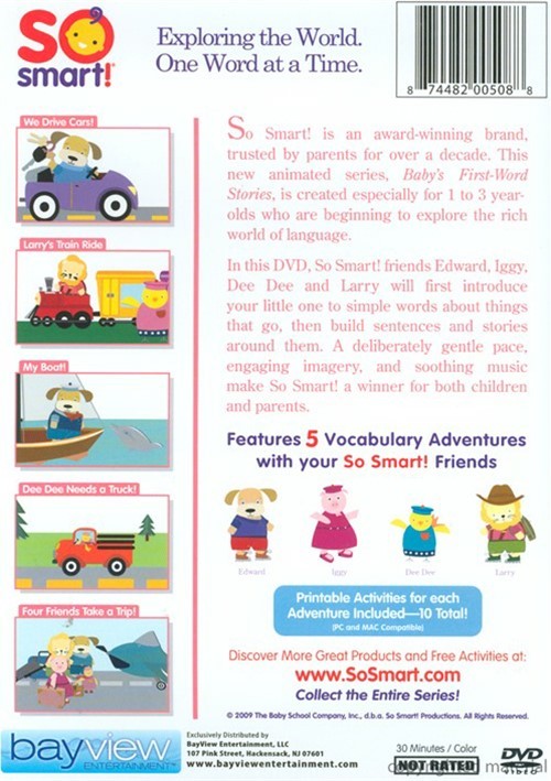 So Smart!: Baby's First-Word Stories - We Go! (DVD) | DVD Empire