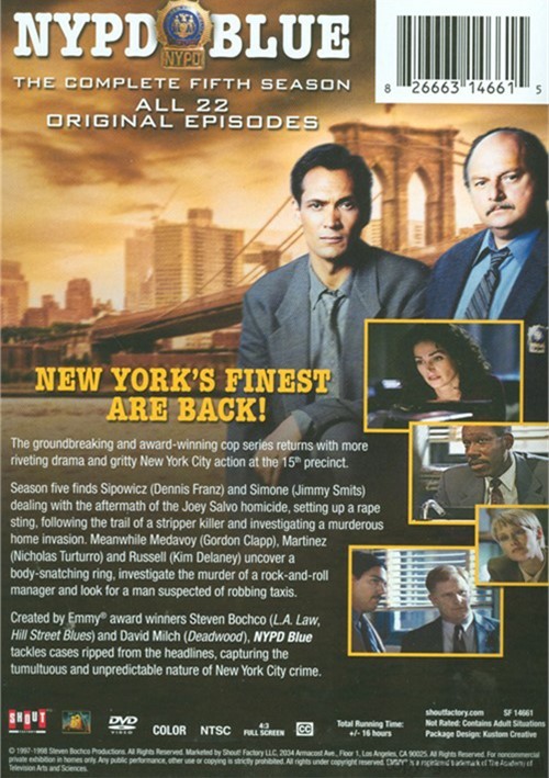 NYPD Blue: Season 5 (DVD 1997) | DVD Empire