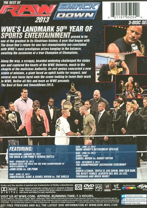 WWE: The Best Of Raw And Smackdown 2013 (DVD 2013) | DVD Empire