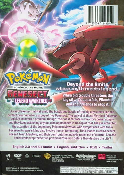 Pokemon The Movie: Genesect And The Legend Awakened (DVD) | DVD Empire