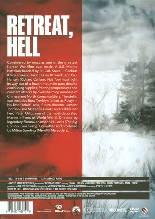 Retreat, Hell! (DVD 1952) | DVD Empire