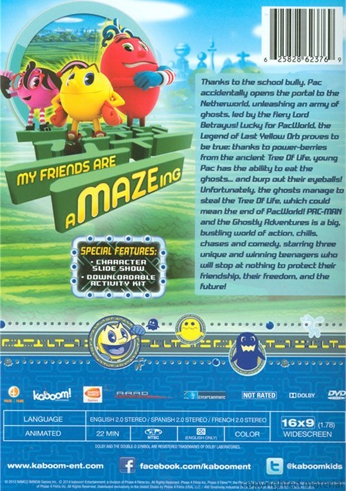 Pac-Man And The Ghostly Adventures: The Adventure Begins! (DVD) | DVD ...