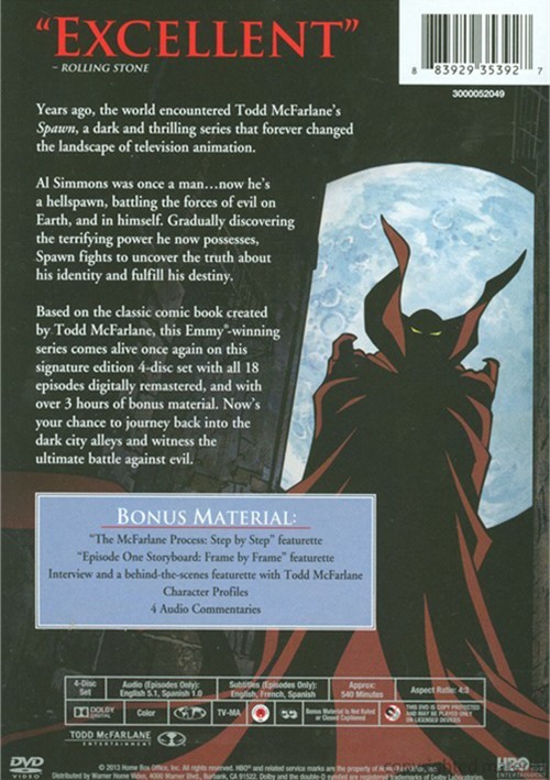 Todd McFarlane's Spawn: The Animated Collection (Repackage) (DVD 1997 ...