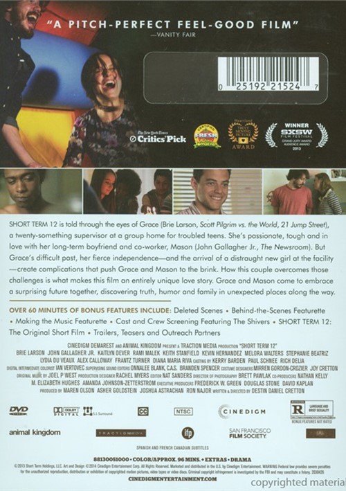 Short Term 12 (DVD 2013) | DVD Empire