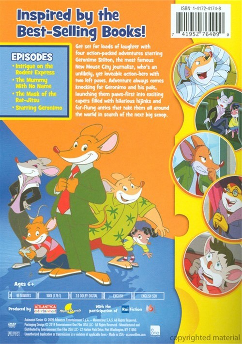 Geronimo Stilton: Intrigue On The Rodent Express (DVD) | DVD Empire