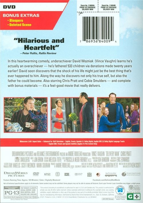 Delivery Man (DVD 2013) | DVD Empire