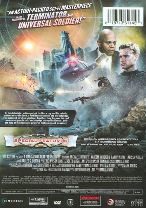 Android Cop (DVD 2014) | DVD Empire