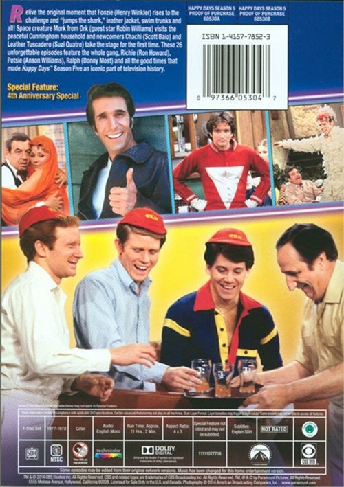 Happy Days: The Fifth Season (DVD 1977) | DVD Empire