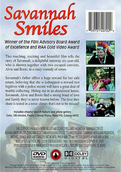 Savannah Smiles (DVD 1982) | DVD Empire