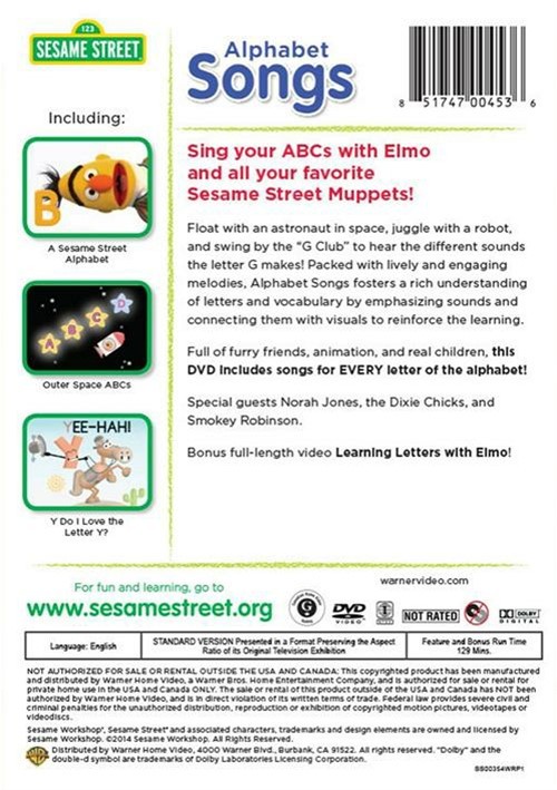 Sesame Street: Alphabet Songs (DVD) | DVD Empire