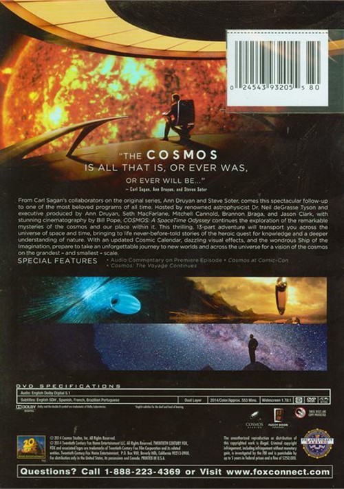 Cosmos: A Spacetime Odyssey (DVD 2014) | DVD Empire