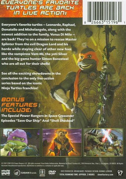 Ninja Turtles: The Next Mutation - Turtle Power! (DVD 1997) | DVD Empire