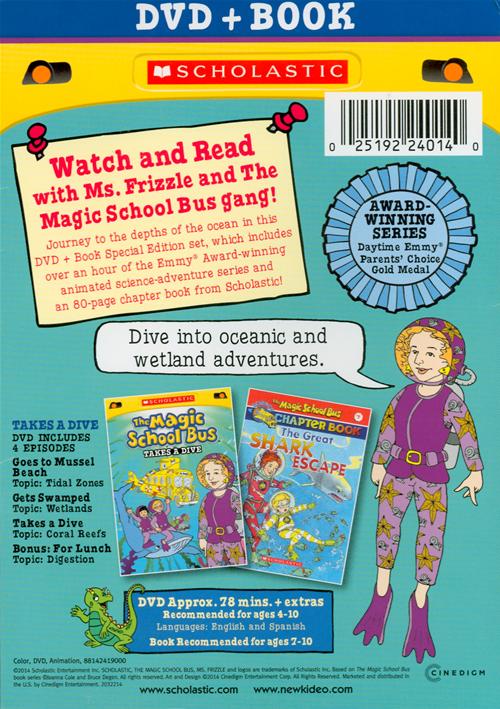 Magic School Bus, The: Takes A Dive (DVD + Book) (DVD 2012) | DVD Empire